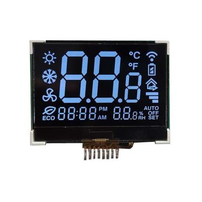 China Factory Customized  Digit Lcd VA Type Cog LCD Display Module With White Backlight For Smart Home Temperature Controller for sale
