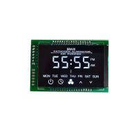 China Customized VA Segment LCD Display with Touch Panel 2.8-5.0V for Thermostat for sale