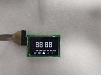 China Customized VA Segment LCD Display with Touch Panel 2.8-5.0V for Thermostat for sale