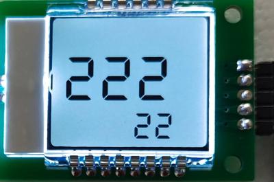 China Customizable TN LCD Display 7 Segment Reflective LCD with backlight for Meter Applications for sale