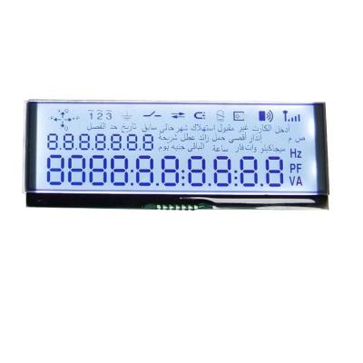 China Custom segment FSTN LCD display glass for gas water electric meters for sale