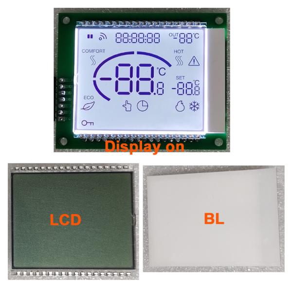 Quality Customized STN LCD Display with Backlight for Temperature Controller for sale