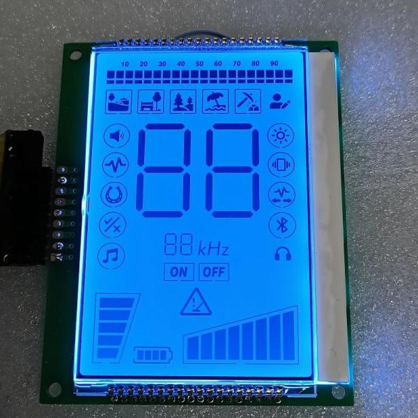 Quality Customized RGB Backlight HTN Segment LCD Display Screen For Instrument With for sale