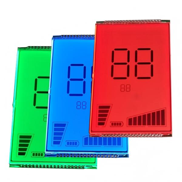 Quality Customized RGB Backlight HTN Segment LCD Display Screen For Instrument With for sale