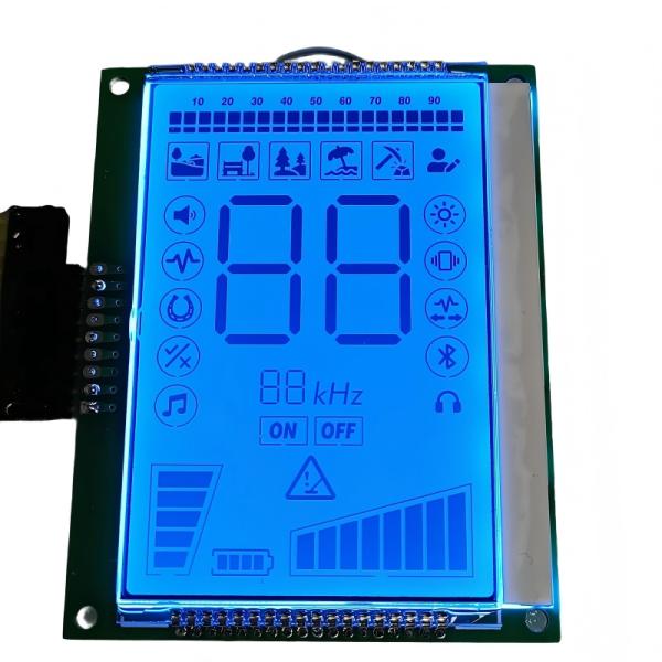 Quality Customized RGB Backlight HTN Segment LCD Display Screen For Instrument With for sale