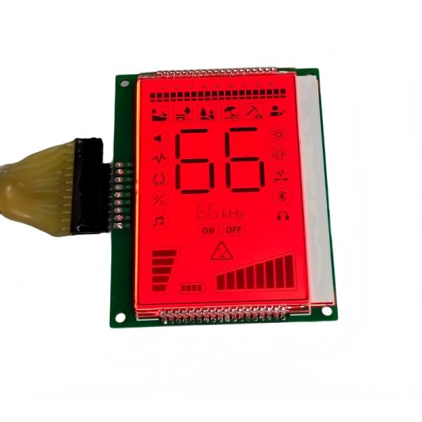Quality Customized RGB Backlight HTN Segment LCD Display Screen For Instrument With for sale