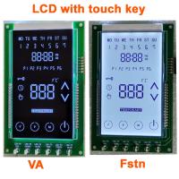 China Customized VA Type LCD Display Module with Touch Panel for Thermostat -30 to +80C RoHS for sale