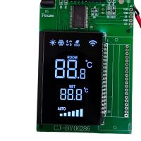 China Customized VA LCD Display Module 2.8-5.0V White Backlight for HVAC Thermostat for sale
