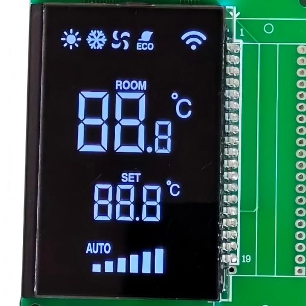Quality Factory Direct Supply Customized VA Type LCD Display Module With White Backlight For HVAC Thermostat for sale