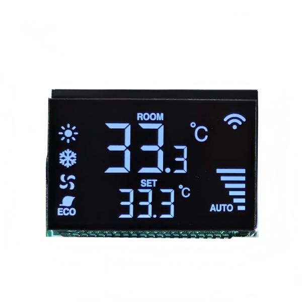 Quality Customized VA Type LCD Display Module With White Backlight For HVAC Thermostat for sale