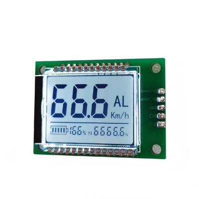 China Customized TN LCD Display Module With White Backlight For Speedometer Applications for sale