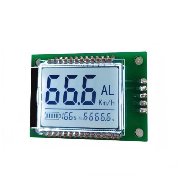 Quality Customized TN LCD Display Module With White Backlight For Speedometer Applications for sale