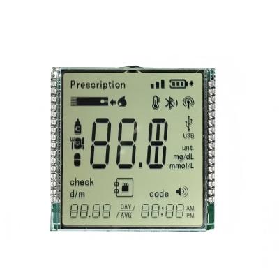 China Low Power Consumption TN Reflective Positive Lcd Glass Display Screen For Medical Device for sale