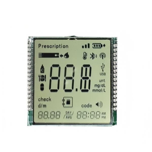 Quality Low Power Consumption TN Reflective Positive Lcd Glass Display Screen For Medical Device for sale