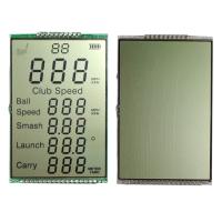 China Customized 17 Digits TN Segment LCD Display Reflective Positive Glass Panel 2.8-5.0V for sale