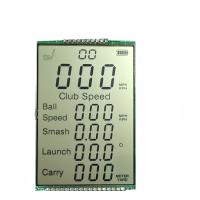 China Customized 17 Digits TN Segment LCD Display Reflective Positive Glass Panel 2.8-5.0V for sale