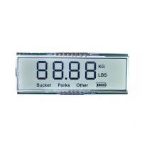 Quality Customized Small Mini Reflective Positive TN Lcd Glass Display With White for sale