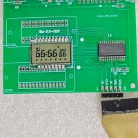 China Custom Mini 6 Digit 7 Segment Reflective LCD Glass with Metal Pin for Timer Clock 2.8V for sale