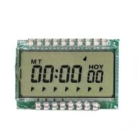 China Custom Mini 6 Digit 7 Segment Reflective LCD Glass with Metal Pin for Timer Clock 2.8V for sale