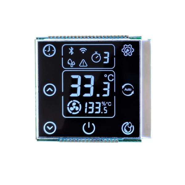 Quality Factory OEM/ODM Customized Size Black Va Touch Screen LCD Display For Smart Home Thermostat for sale