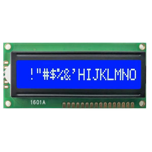 Quality 1601A 16x1 Custom Monochrome LCD Module COB Type Alphanumeric Panel for Industrial Control & Instrument Equipment for sale