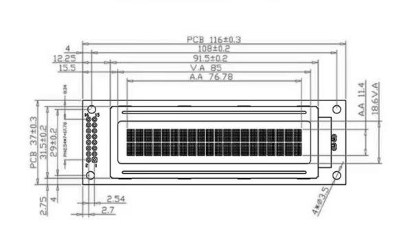 Quality Wide Application for Chargers SPI Serial MCU Interface 20x2 2002A Character LCD for sale