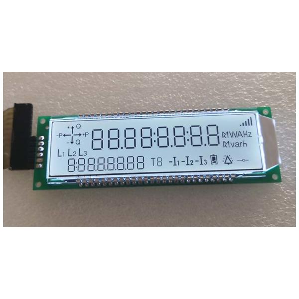 Quality Customized Size 7 Segment monochrome with white backlight cob lcd modules screen for sale
