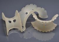 China Plastic Saddle Rings Random Packing 50mm Diameter High Absorption Efficiency for sale