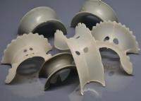 China Plastic Saddle Rings Random Packing 50mm Diameter High Absorption Efficiency for sale