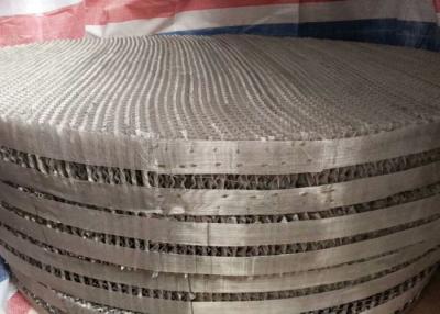 Cina Imballaggio strutturato metallo d'imballaggio ondulato maglia con l'area di trasferimento di massa di Igh in vendita
