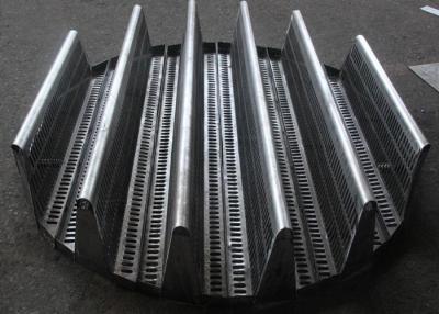 Cina Supporto di plastica della gobba di Internals della torre di distillazione di SS/CS/290 millimetri di progettazione sezionale di larghezza fissa in vendita