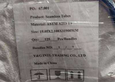 Cina Tubo saldato del acciaio al carbonio di ASTM A213 ASME SA213 T9 DN15 in vendita