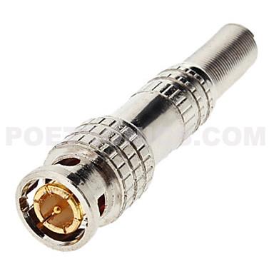 China Torção masculina chapeada de BNC-MSC11 ouro Weldless BNC no conector com mola do protetor da fiação do cabo à venda