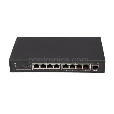 China Interruptor do ponto de entrada 15.4W do porto IEEE802.3af 10/100M de POE-S1082F 8 (alimentação externa 96W) à venda