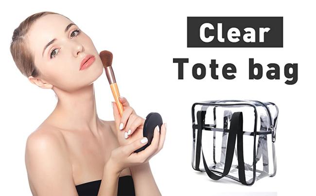 clear tote bag