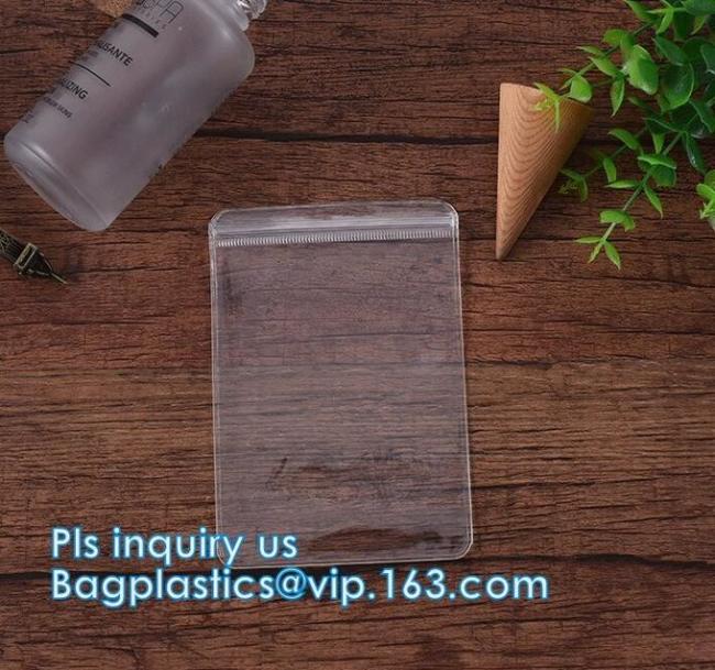 Cosmetic K Clear Bubble Bags/Hot Sale Slider Zipper Bag, Slider Hook Hanging Zipper Bag, Slider Zipper PVC Pencil 13