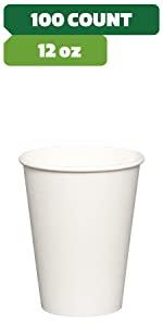 12 oz 100 paper cups