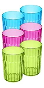 rainbow drink tumblers