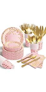 Rosa 350PCS y oro