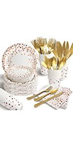 Blanco y Rose Gold