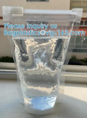 Cina Il sacchetto del latte insacca, impermeabile, prova dell'odore, Airproof, presa della chiusura lampo del cursore sta sul pacchetto in vendita
