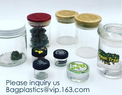 Cina Il barattolo di vetro resistente di stoccaggio del bambino, Herb Storage Glass Container, l'uscita Mylar della prova del bambino insacca Pouchs in vendita