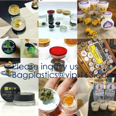Cina Il barattolo di vetro resistente di stoccaggio del bambino, Herb Storage Glass Container, l'uscita Mylar della prova del bambino insacca Pouchs in vendita
