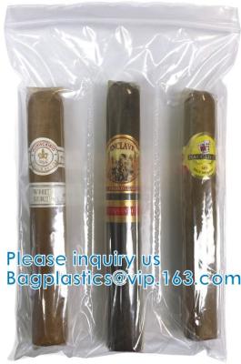 Cina Borse con la serratura del cursore, sigari fini, pagine del sigaro, tabacco, borse del sigaro di stoccaggio del tabacco con la chiusura lampo del cursore in vendita