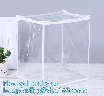 Cina Multi dimensione, borse della copertura antipolvere di immagazzinamento nella borsa, borsa & borsa, chiusura lampo robusta di Holder With Handle dell'organizzatore del PVC in vendita