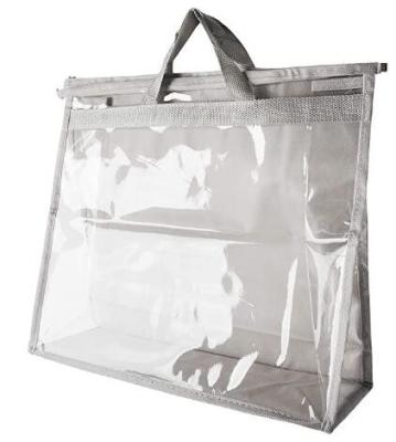 Cina Multi dimensione, borse della copertura antipolvere di immagazzinamento nella borsa, borsa & borsa, chiusura lampo robusta di Holder With Handle dell'organizzatore del PVC in vendita