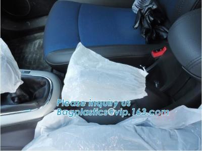 Cina Insieme interno di protezione dell'automobile eliminabile, sedile, freno di mano, leva del cambio, volante protettivo, stuoia del piede dell'automobile in vendita