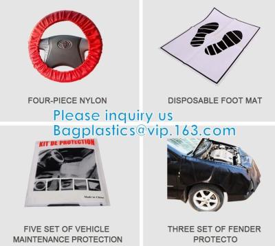 Cina Accessori riutilizzabili delle automobili, coperture di sede di automobile di nylon, universale per i negozi dell'automobile, tessuto della copertura del volante in vendita
