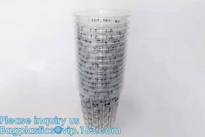 Cina Le RICARICHE ELIMINABILI, la tazza dura dello spruzzo della pittura automobilistica della tazza, tazze della pistola, dipingono le tazze mescolantesi, SISTEMA della TAZZA dello SPRUZZO in vendita