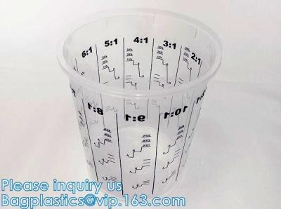 Cina Le RICARICHE ELIMINABILI, la tazza dura dello spruzzo della pittura automobilistica della tazza, tazze della pistola, dipingono le tazze mescolantesi, SISTEMA della TAZZA dello SPRUZZO in vendita